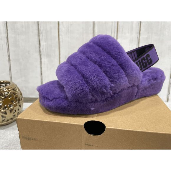 UGG | Shoes | Ugg Womens Fluff Yeah Slide Sandal Mussel Shell 7m | Poshmark